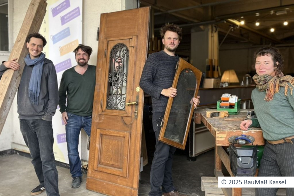 Eröffnung der Baustoff- und Materialbörse in Kassel | Re-Use